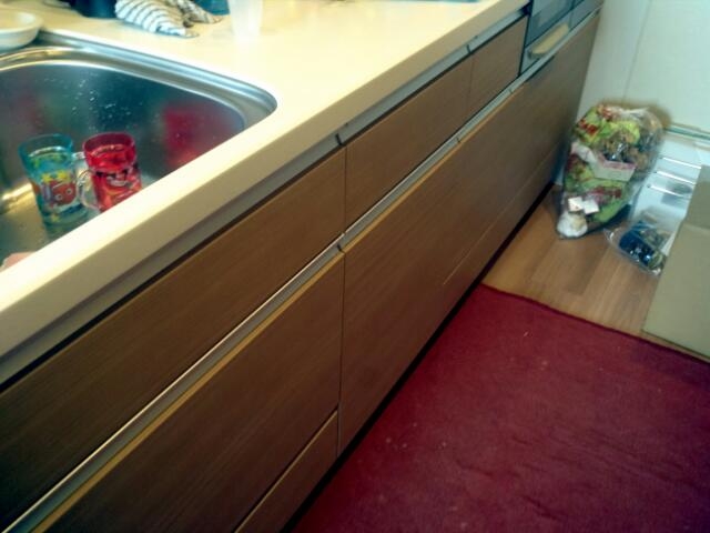 ビルトイン食洗機新規設置工事｜パネル色合わせ仕上げ｜パナソニックNP-45MD6S｜施工事例｜施工事例｜株式会社TSP