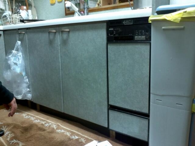 ビルトイン食洗機交換工事｜30cm食洗機から45cm食洗機へ入替｜パナソニックNP-45MD6S｜施工事例｜施工事例｜株式会社TSP