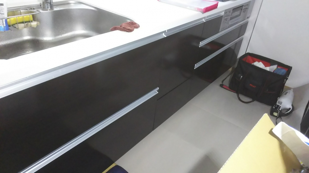 パナソニック製NP-45MD8S（深型ディープタイプ）ビルトイン食洗器新規設置工事｜施工事例｜株式会社TSP