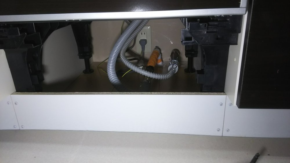 パナソニック製NP-45MD8S（深型ディープタイプ）ビルトイン食洗器新規設置工事｜施工事例｜株式会社TSP