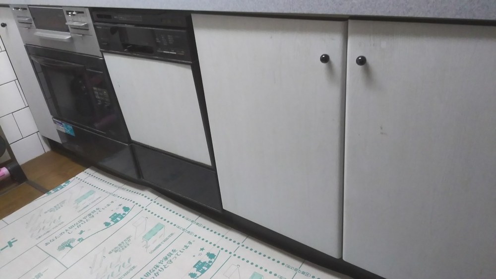 パナソニックビルトイン食洗機（NP-45MC6T）交換工事｜施工事例｜株式会社TSP
