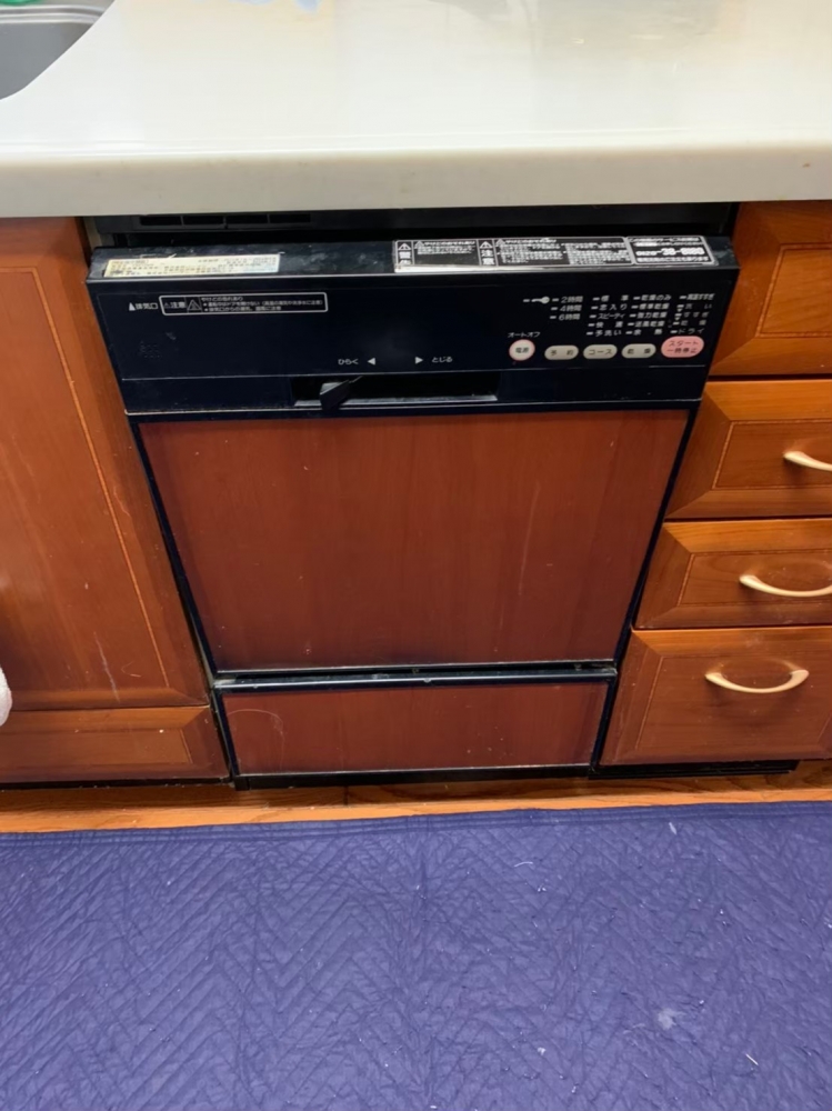 ビルトイン食洗機交換工事｜引き出し型入替｜パナソニックNP-45MD8S｜施工事例｜施工事例｜株式会社TSP