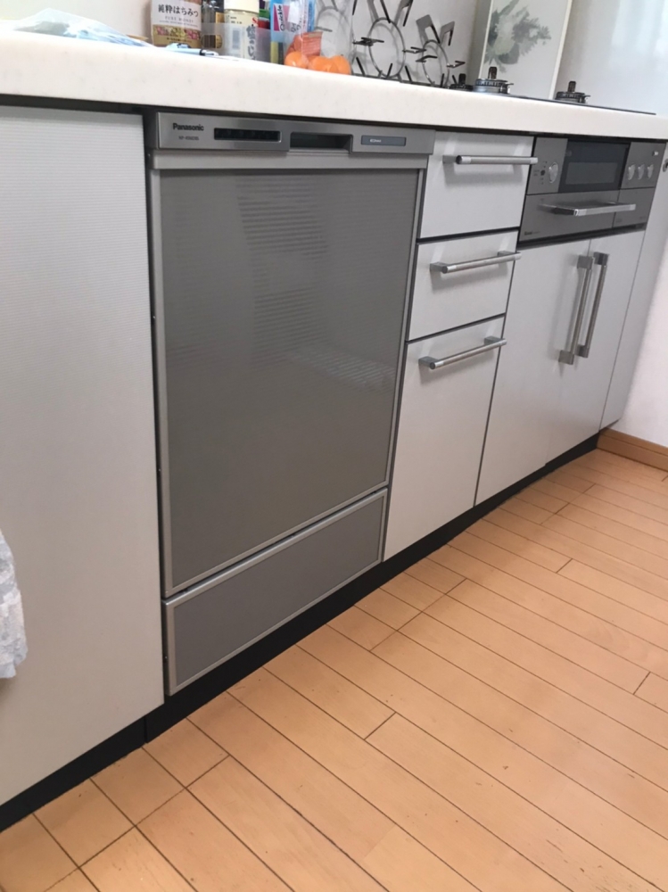 施工事例|ビルトイン食洗機交換工事｜パナソニックNP-45MD8S｜施工事例｜株式会社TSP