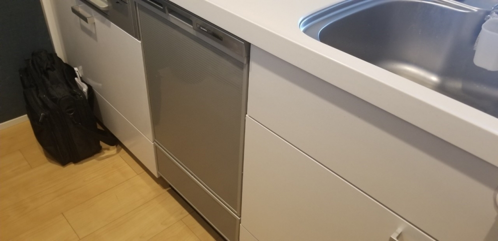 施工事例｜ビルトイン食洗機新規設置｜パナソニックNP-45MD8S｜施工事例｜株式会社TSP