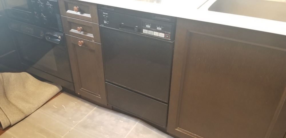 ビルトイン食洗機交換工事｜引き出しタイプ食洗機入替｜パナソニックNP-45MC6T｜施工事例｜施工事例｜株式会社TSP
