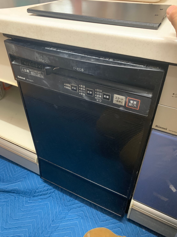 ビルトイン食洗機交換工事｜引き出し型ディープタイプ入替｜パナソニックNP-45MD8S｜施工事例｜施工事例｜株式会社TSP