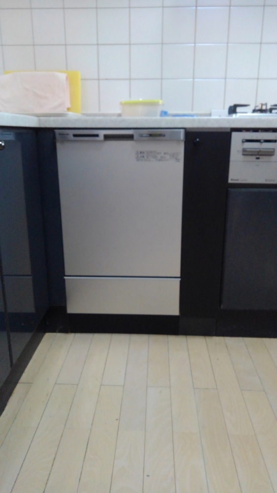 ビルトイン食洗機交換工事｜フロントオープンから引き出し型へ入替｜パナソニックNP-45MC6T｜施工事例｜施工事例｜株式会社TSP
